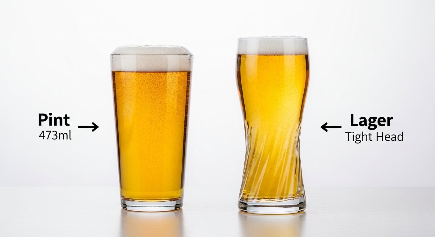 Copo Pint vs Copo Lager: qual é o melhor para sua cerveja? - Dicas de Taças